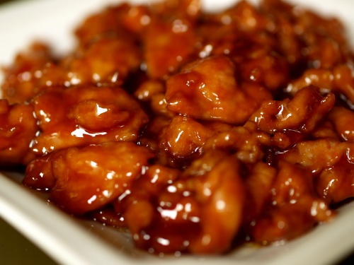 Kambing Goreng dengan Sos Manis